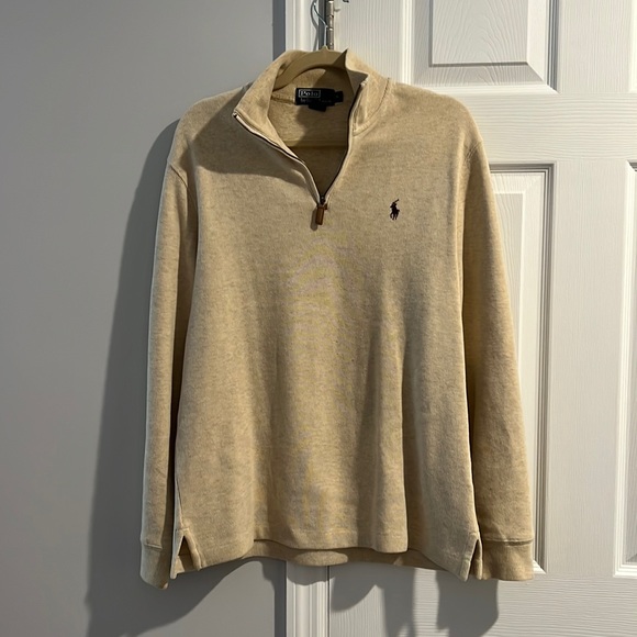 Polo Ralph Lauren | Sweaters | Polo Ralph Lauren Beige Quarter Zip ...